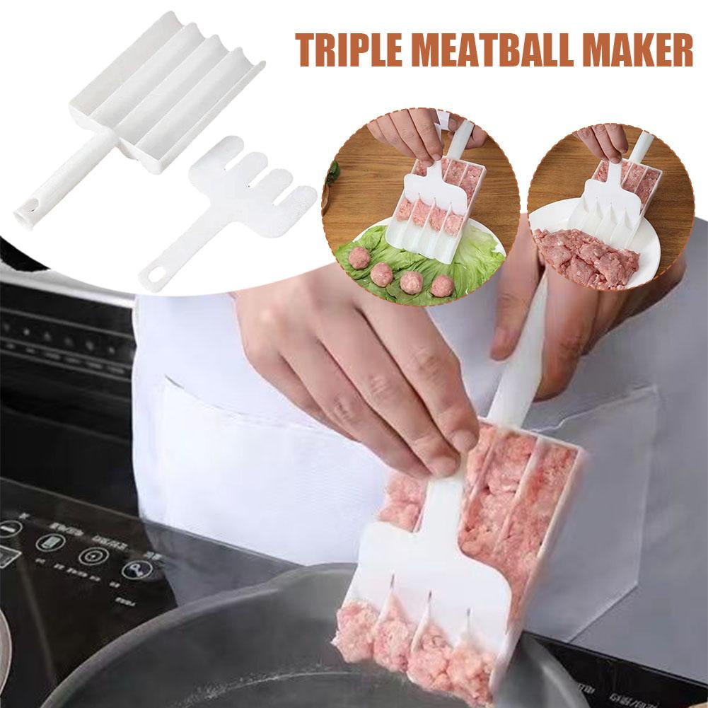 Meatball Maker Tool TRIPLE MEATBALL MAKER DIY Meatball Making With ...