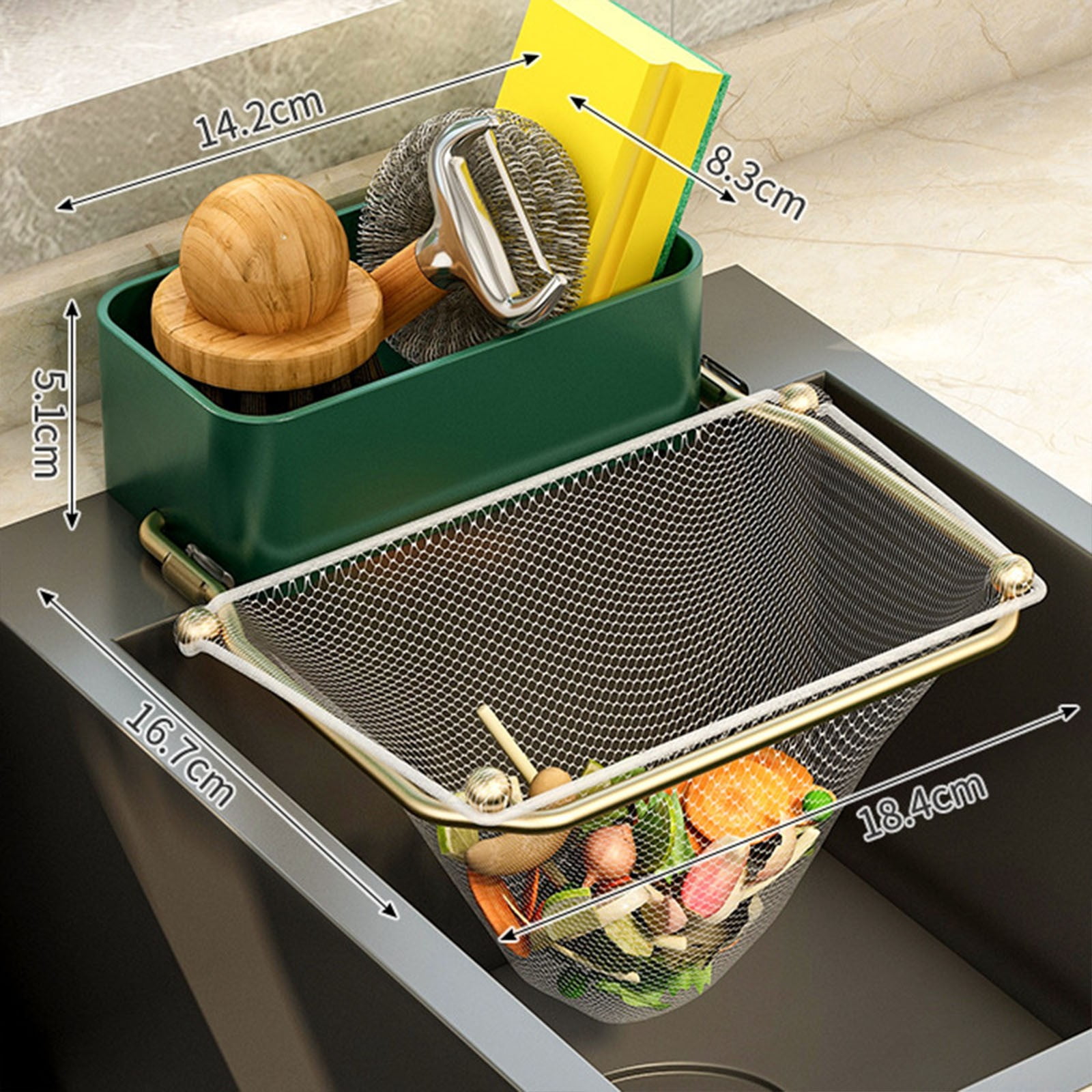 Kitchen Trough Filter Kitchen Drain Net Holder Kitchen Waste Filter ...