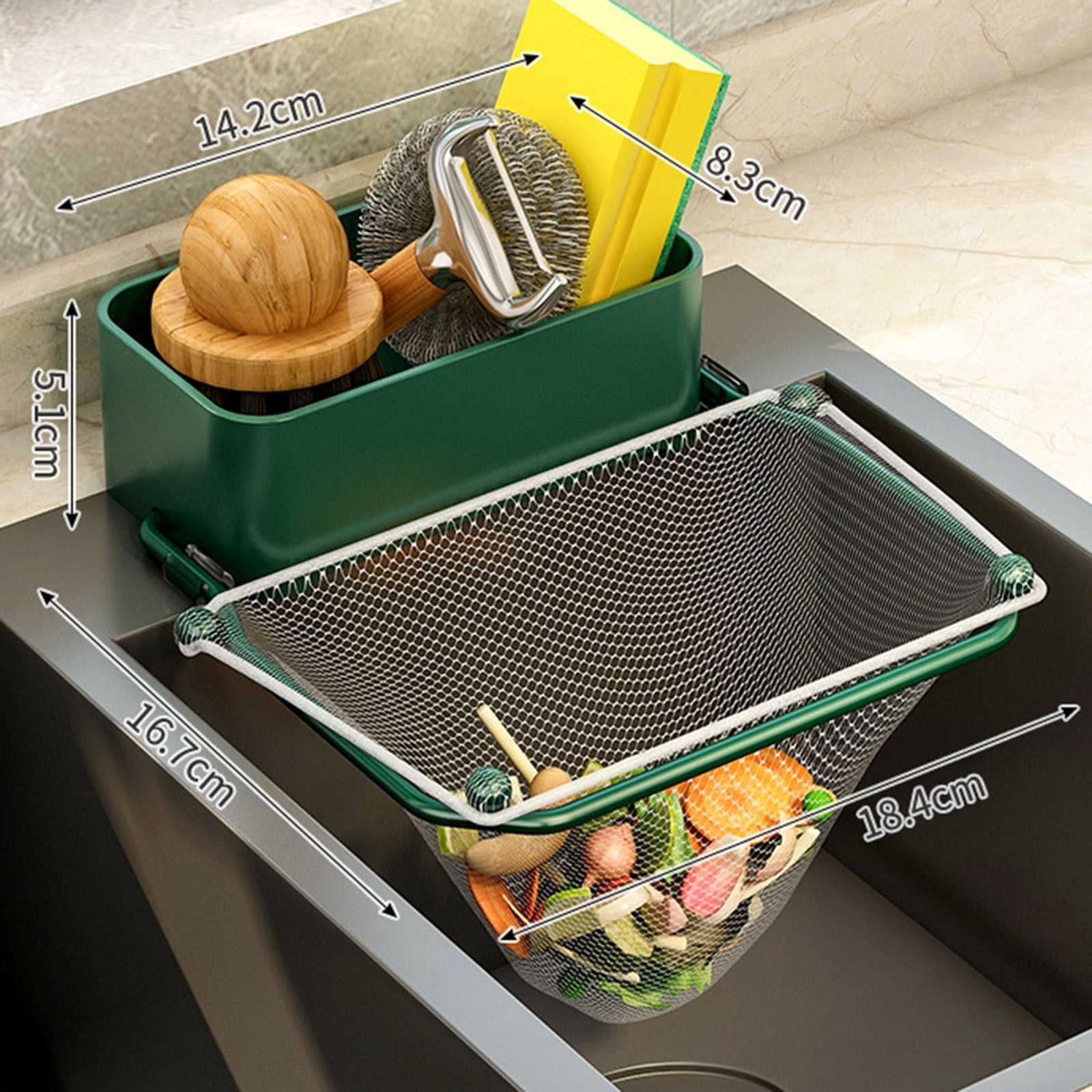 Kitchen Trough Filter Kitchen Drain Net Holder Kitchen Waste Filter ...