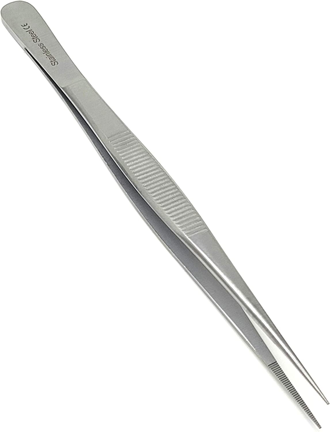 Kitchen Tweezers 6 inch Straight Stainless Steel food Tongs for Cooking ...