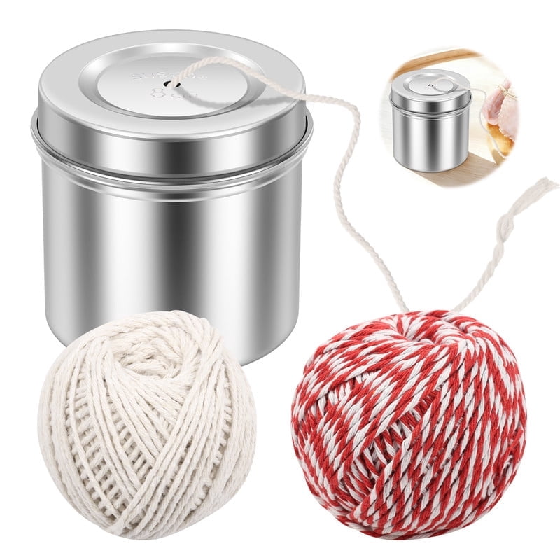 Kitchen Twine with Stainless Steel Dispenser 2 Pack 213FT Cooking Twine ...