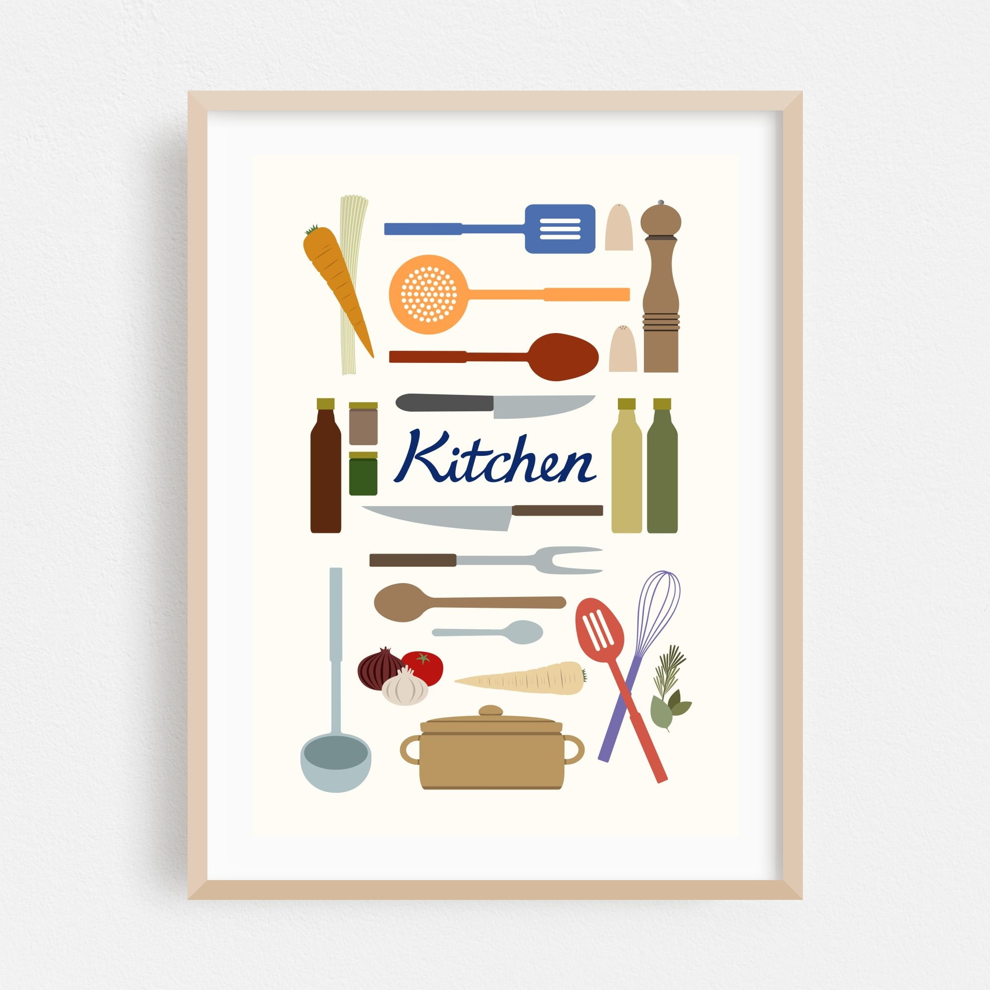 Kitchen Type and Illustrative Design Color - Illustration Kitchen Decor ...