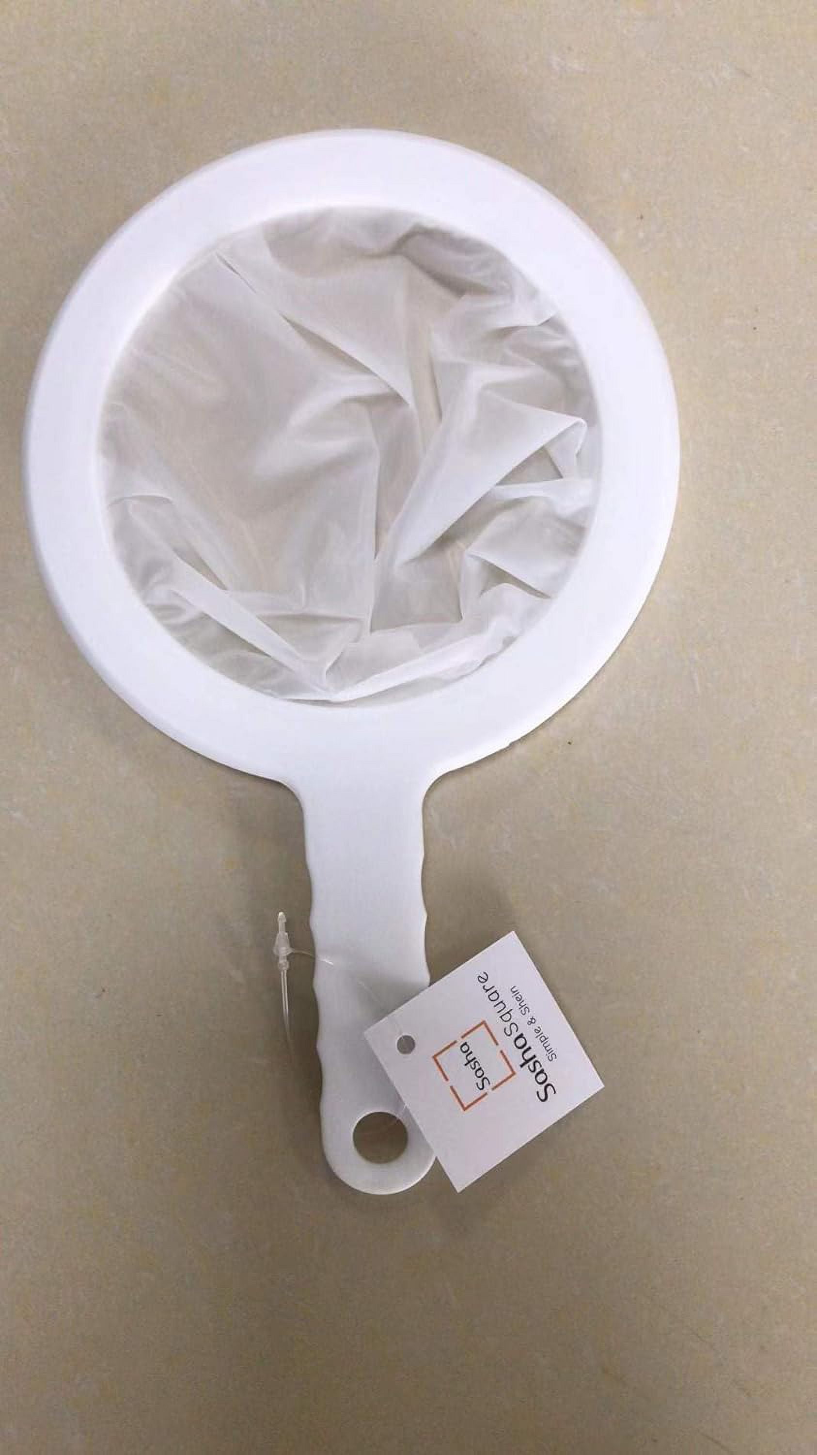 Kitchen Ultra-Fine Nylon Mesh Strainer I Plastic Sieve Fine Mesh Filter ...