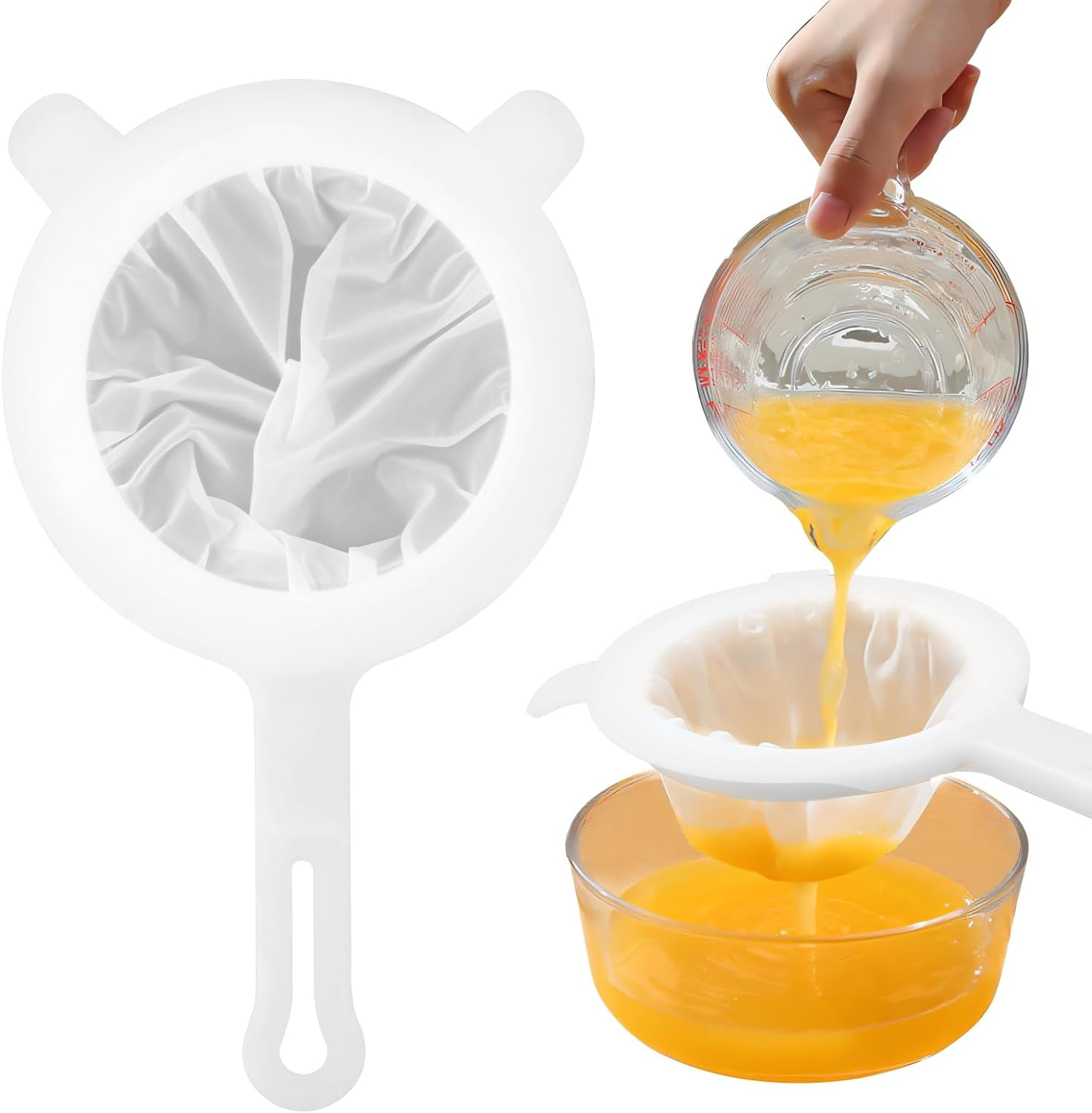 Kitchen Ultrafine Filter, Food Yogurt Net, Plastic Sieve Fine Mesh ...