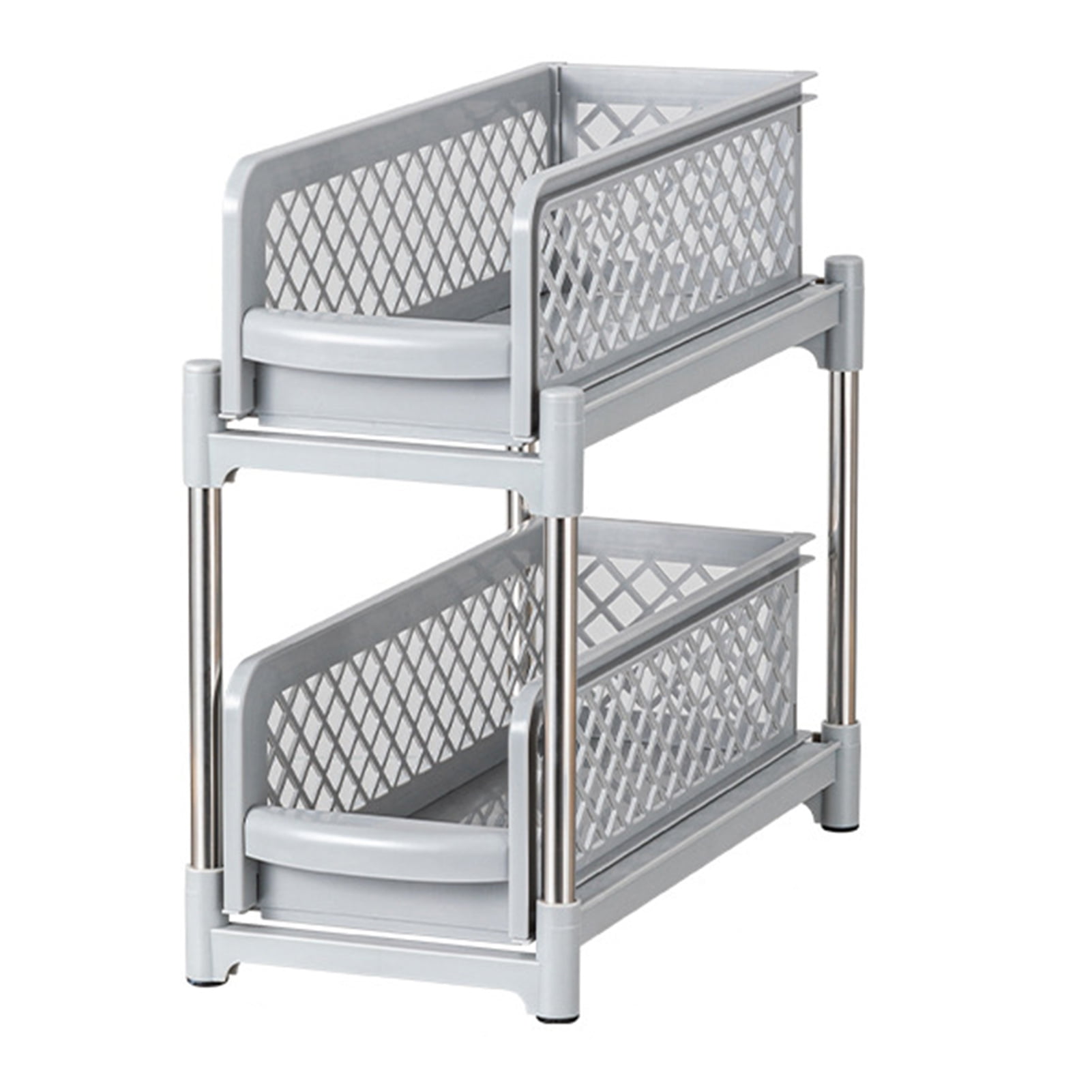 Kitchen Under-sink Organizer Cabinet Storage Rack Sliding Under-sink ...