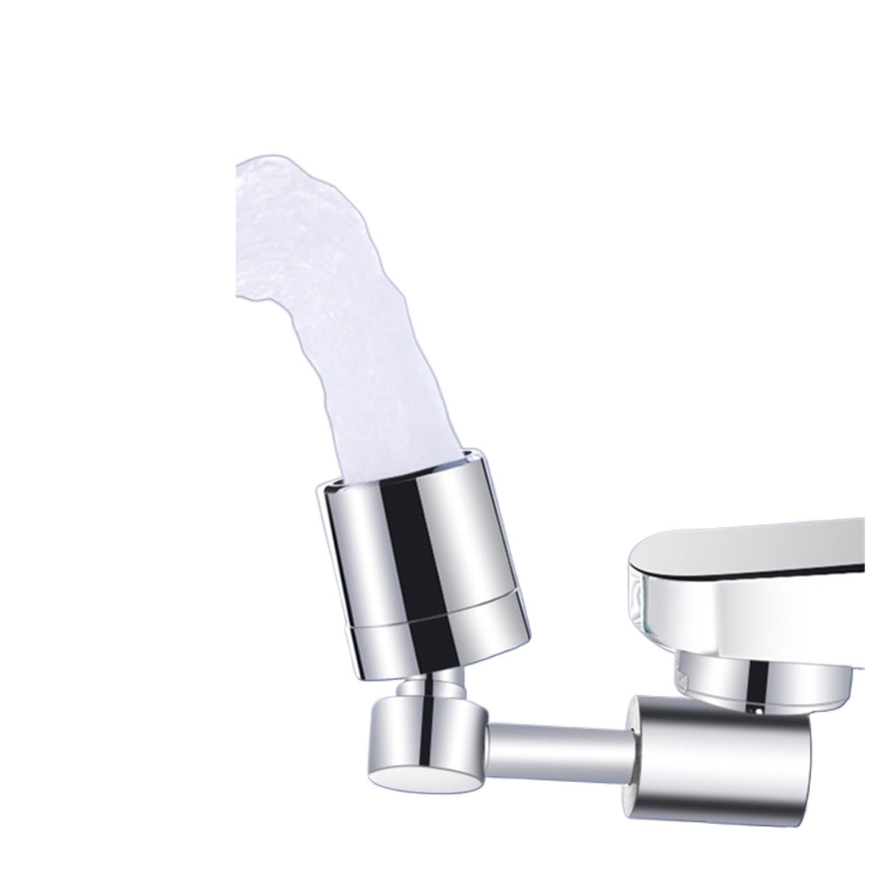 Kitchen Universal Faucet Extender 1080 Degree Rotating Mechanical Arm ...