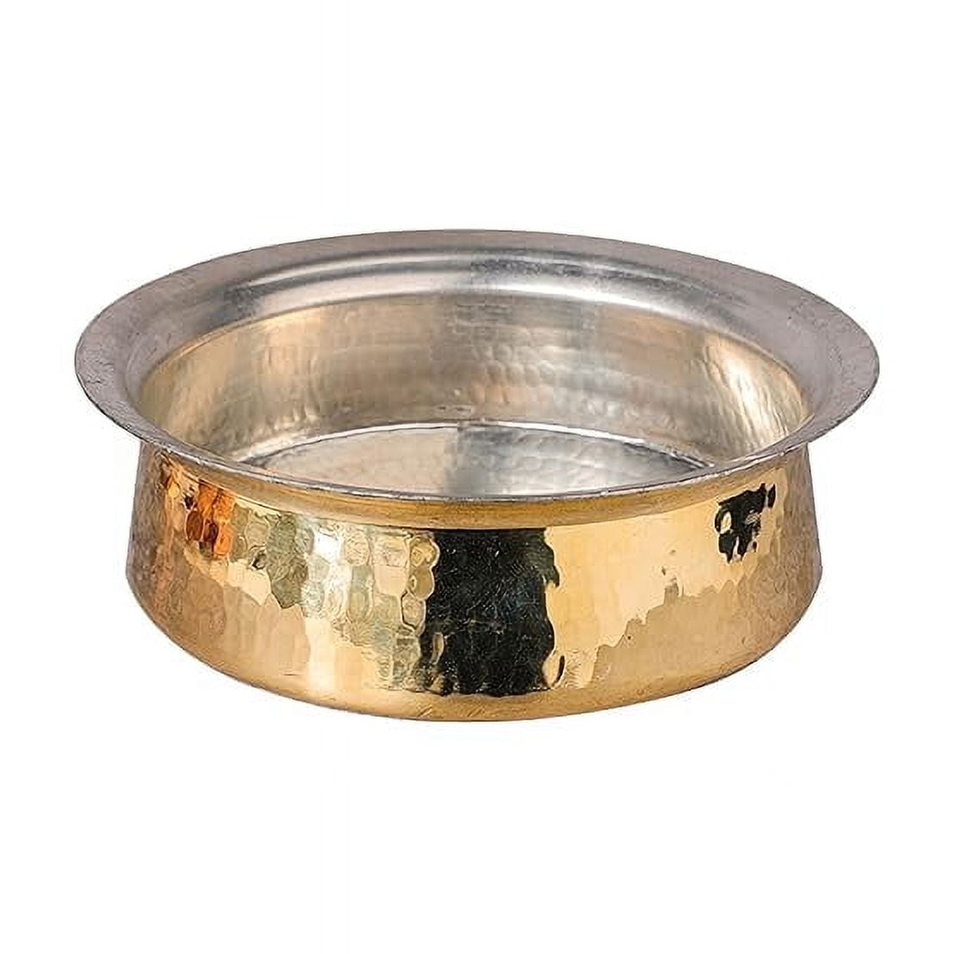 Kitchen Utensil, Brass Cooking Utensil, Patile, Tope, 2.5 Liter ...