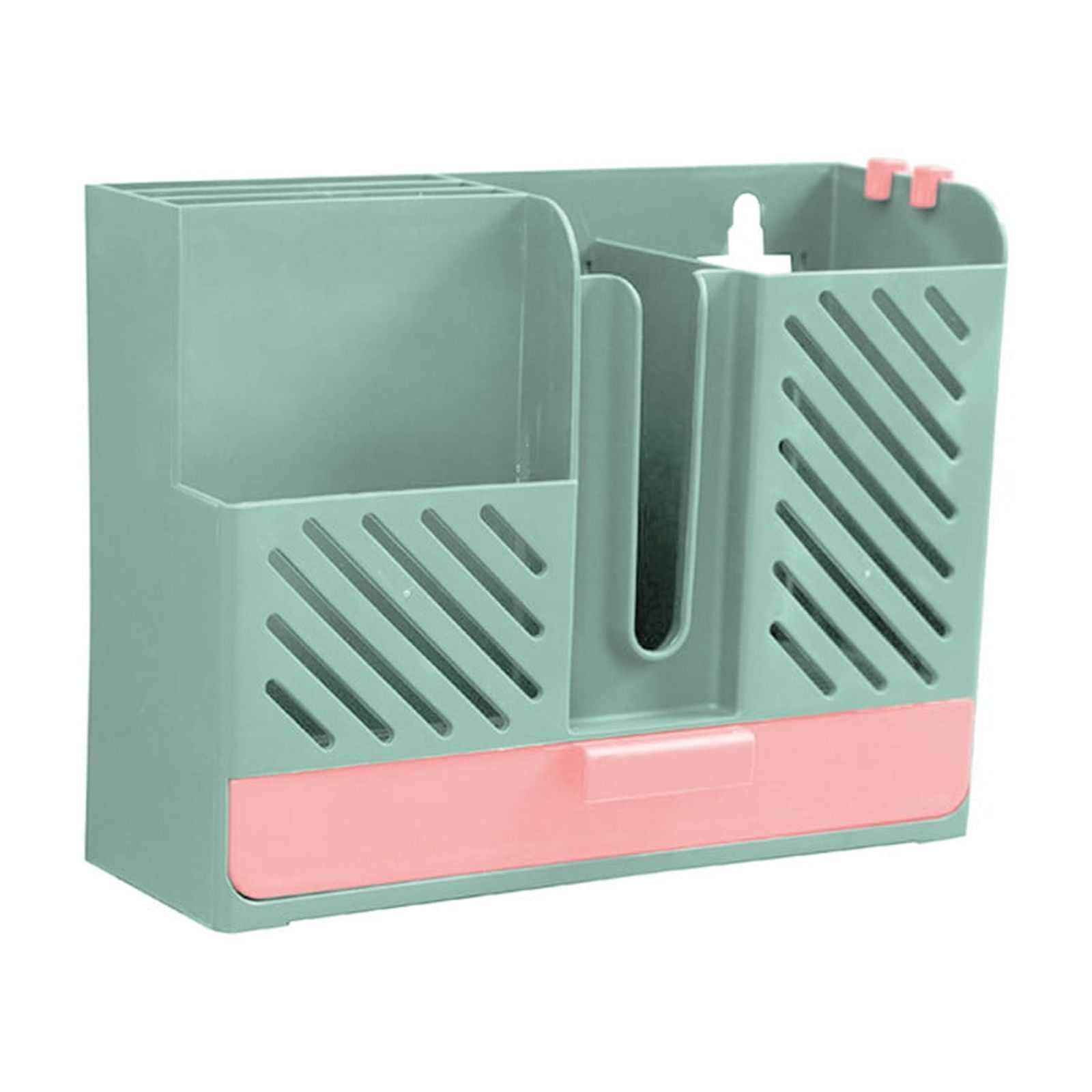 Kitchen Utensil Holder with 3 Compartments, Multifunctional Storage ...