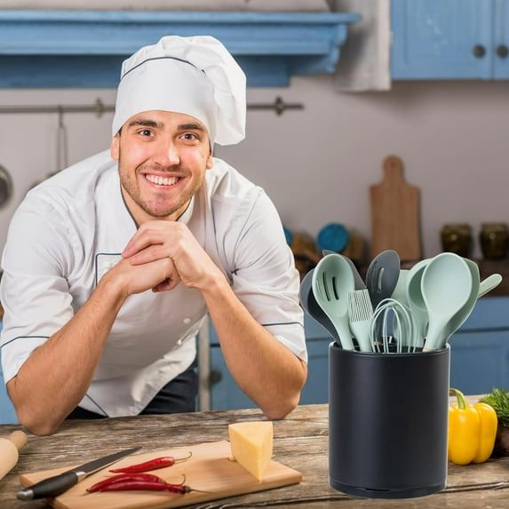 Kitchen Utensil Holder Extra Large 360 ° Rotating For Counter Organizer ...