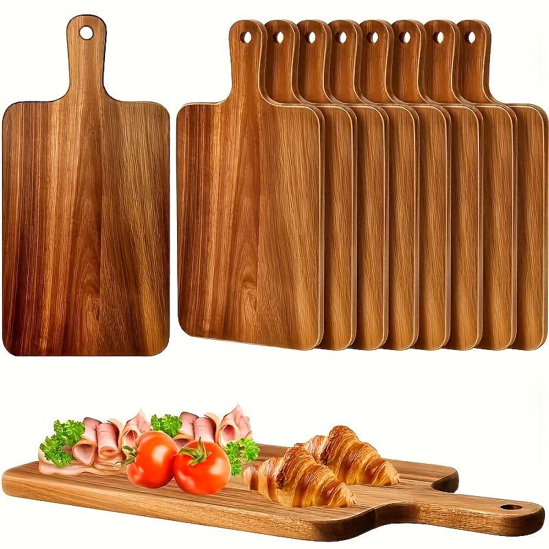 Kitchen Utensil Set 20pcs Acacia Wood Cutting Boards With Handles - 15. ...