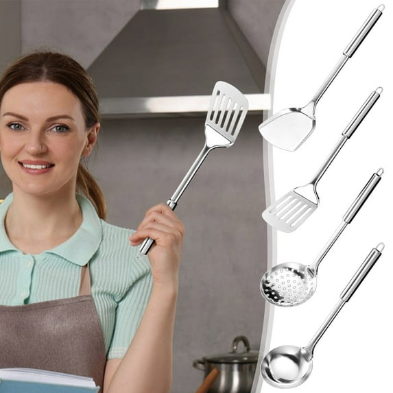 Kitchen Utensil Set Under $5! Yannianjz Kitchen Utensil Set, Stainless ...