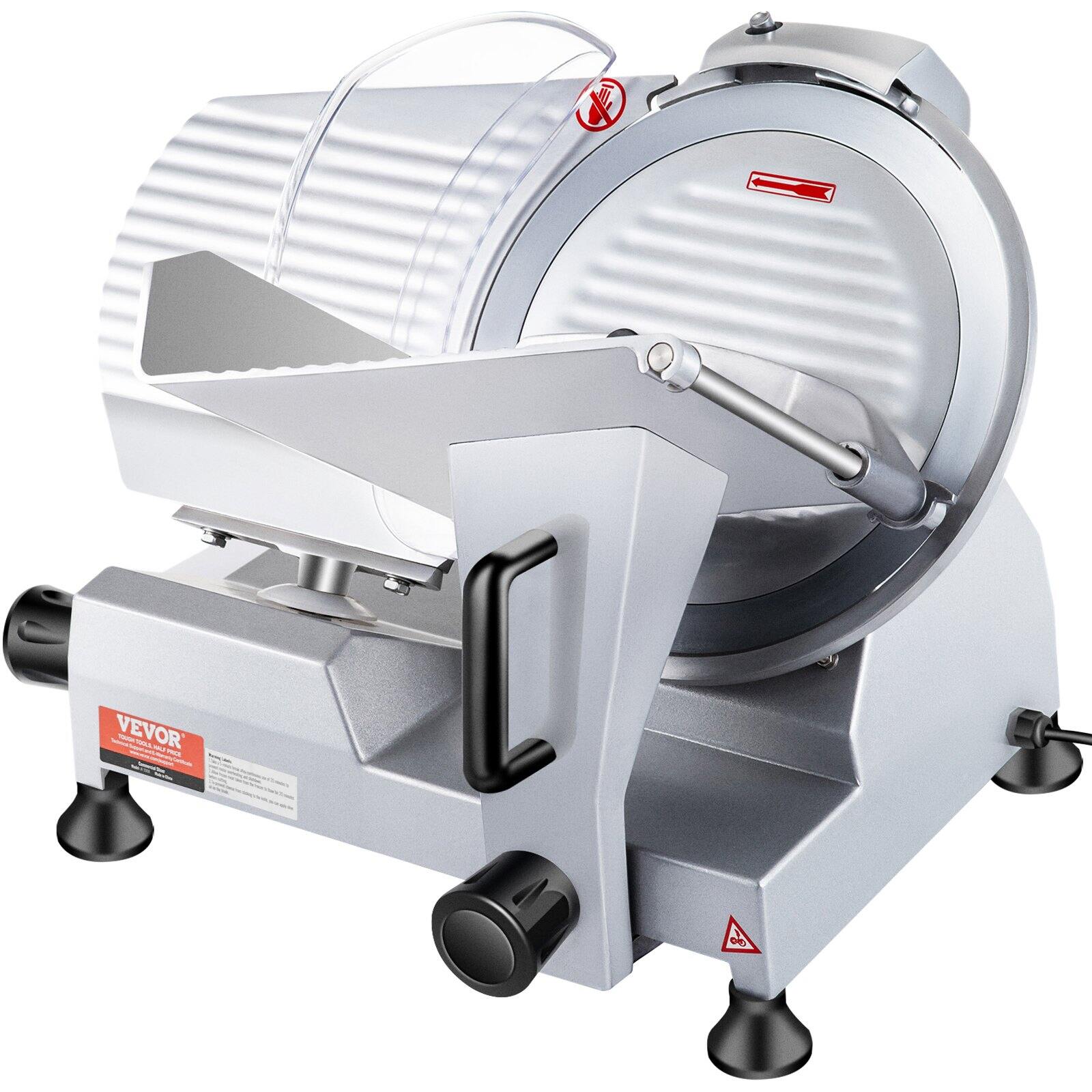 Kitchen Utensils 240W Commercial Meat Slicer, Electric Deli Food Slicer ...