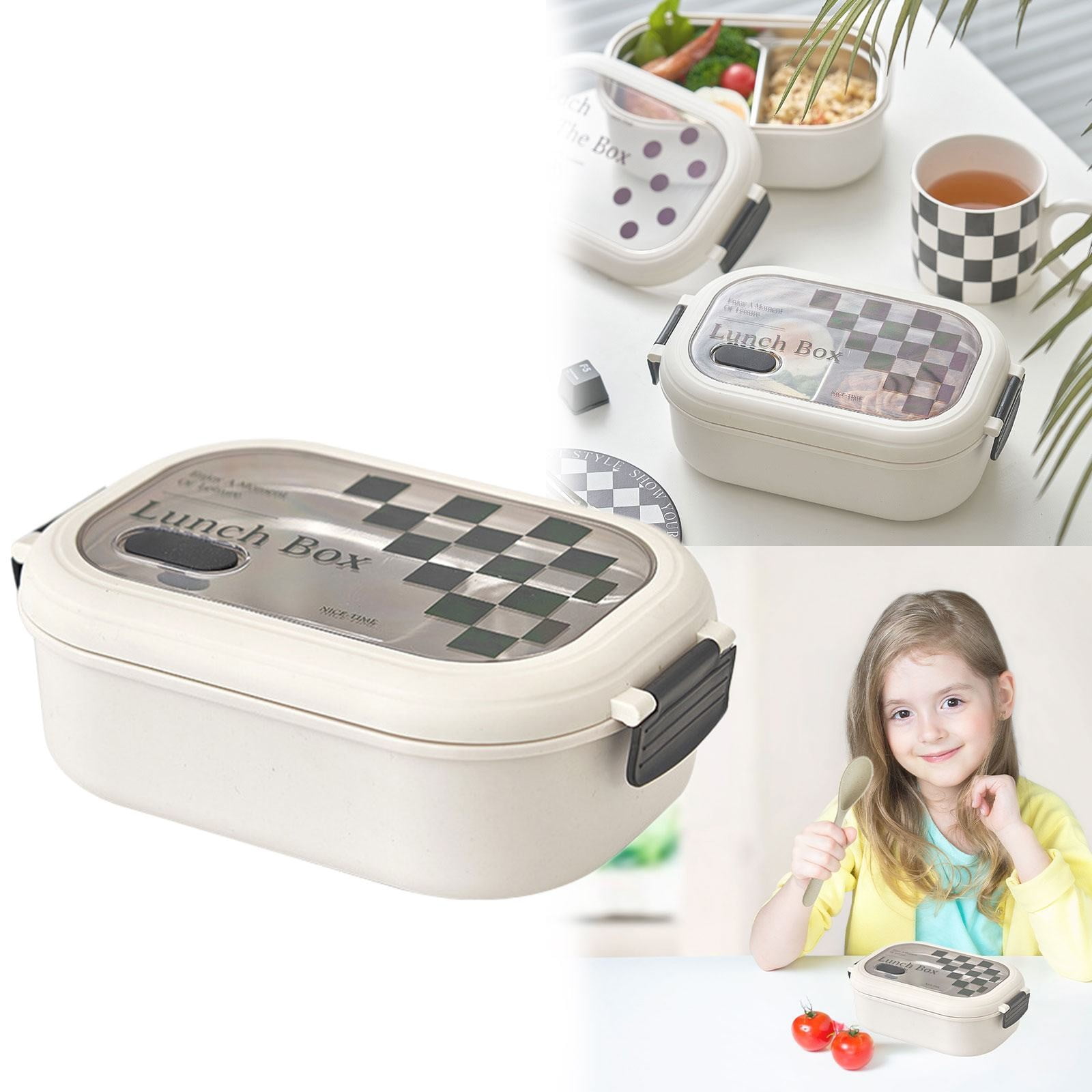 Kitchen Utensils Clearance 2 Compartment Lunch Box Student Staff ...