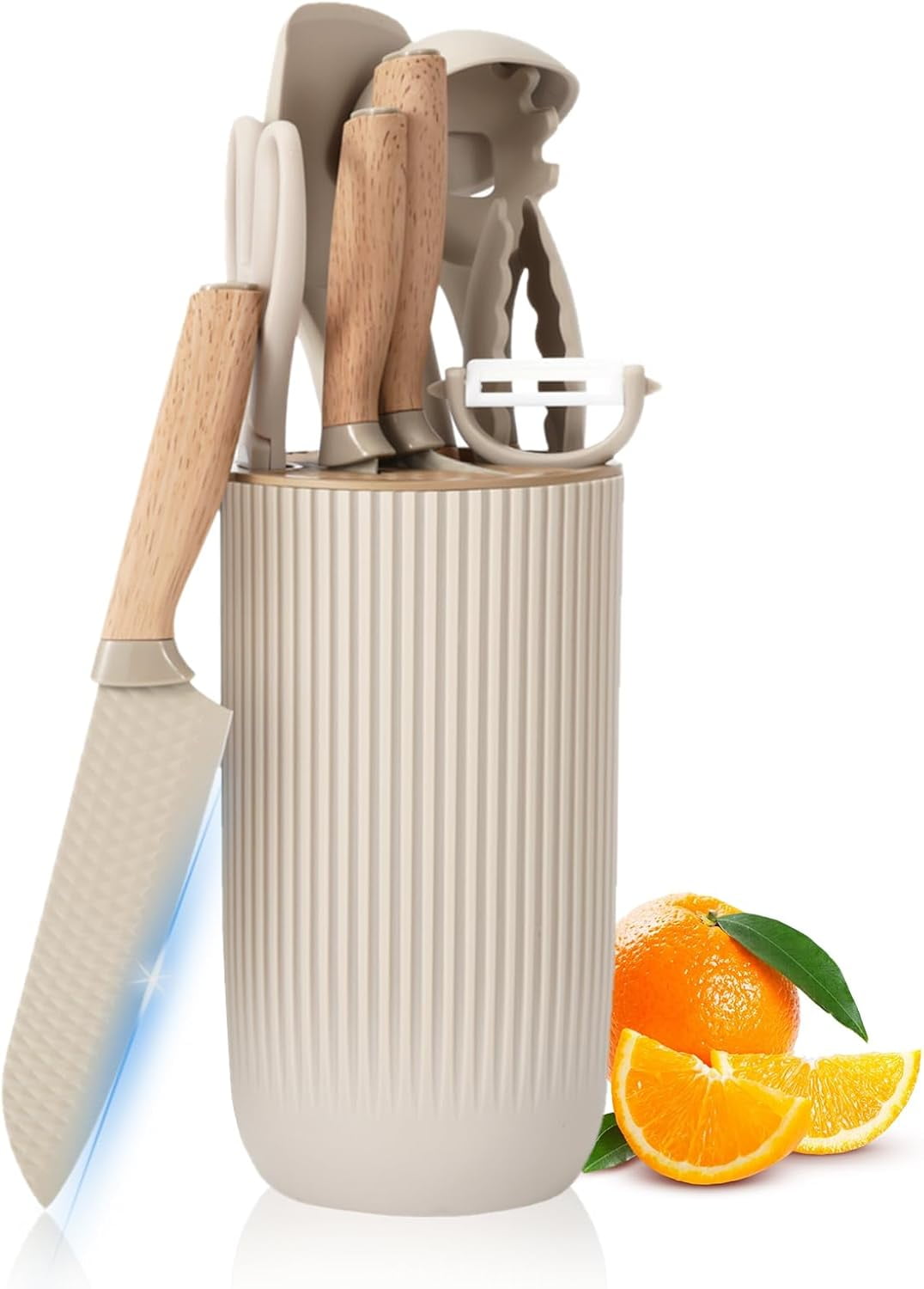 Kitchen Utensils Set, 10 Pieces Silicone Cooking Utensils Set with ...