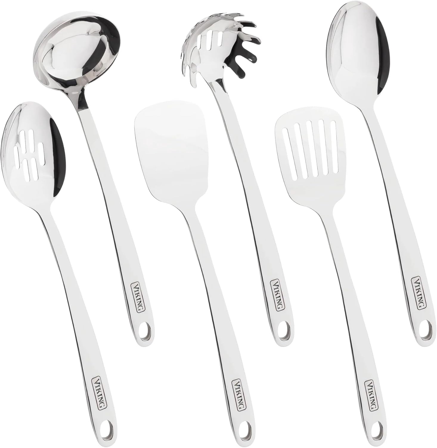 Kitchen Utensils Set, Piece Stainless Steel Cooking Utensil Set ...