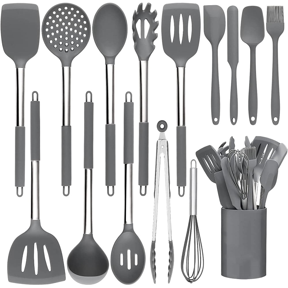 Kitchen Utensils Set for Professional Chefs, Heat Resistant Non-scratch ...