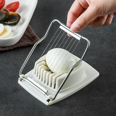 Ikeay Egg Cutter, Straw Egg Divider Food Device Split Wheat Egg Slicer ...