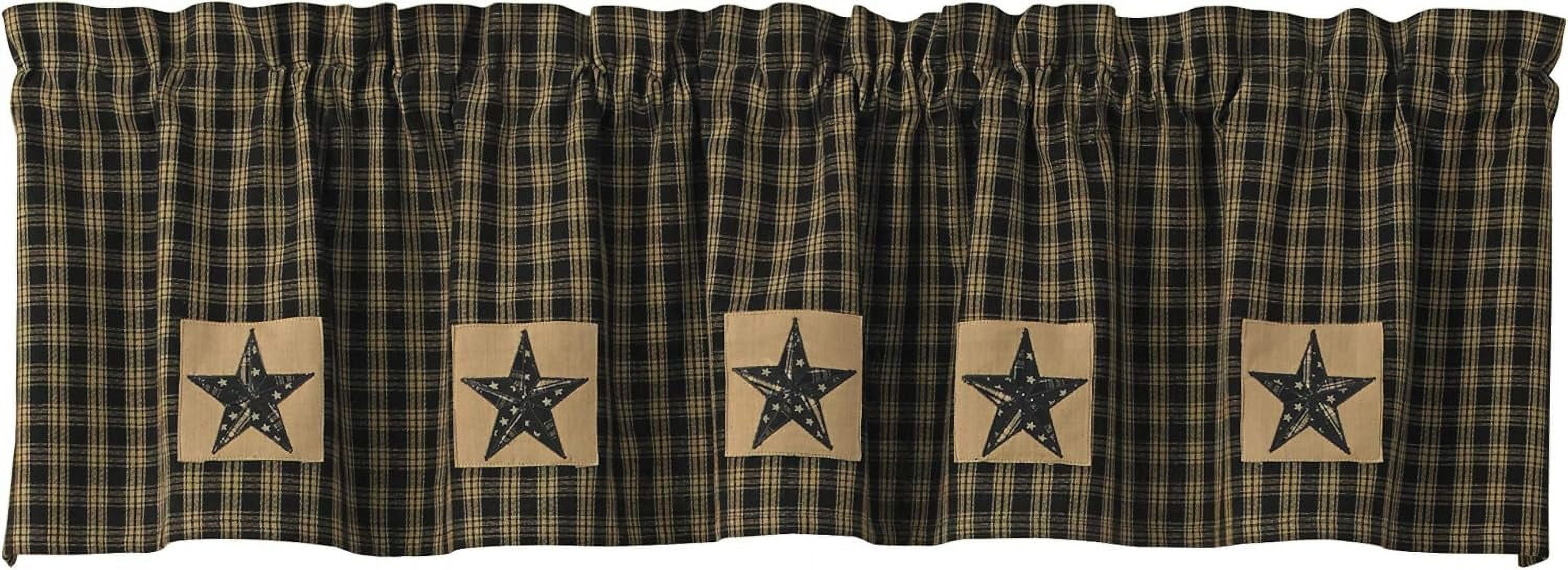 Kitchen Valances for Windows - Sturbridge Patch Stars| Fall Window ...