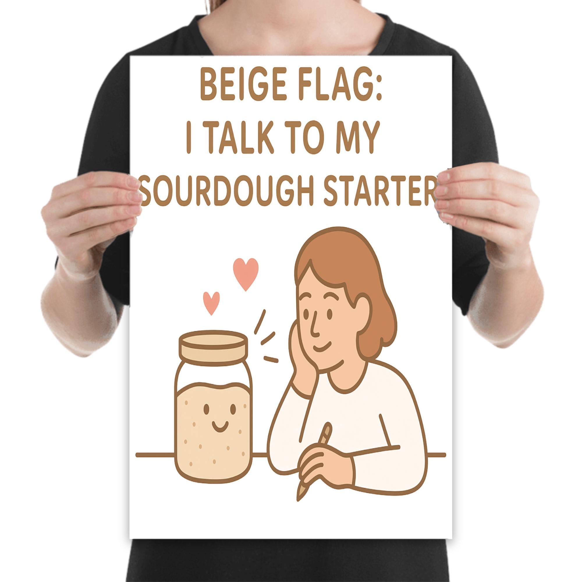 Sourdough Station Decor - Bakers Kitchen Wall Art - 13x19 Poster Print ...