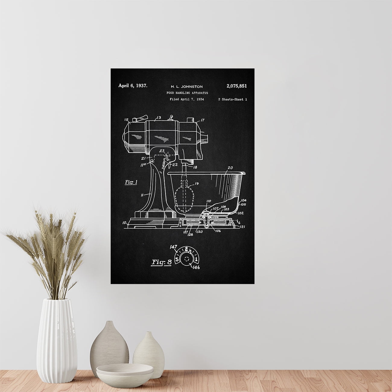 Kitchen Wall Art Machine Baking Poster 24 x 36 Inch Poster - Walmart.com