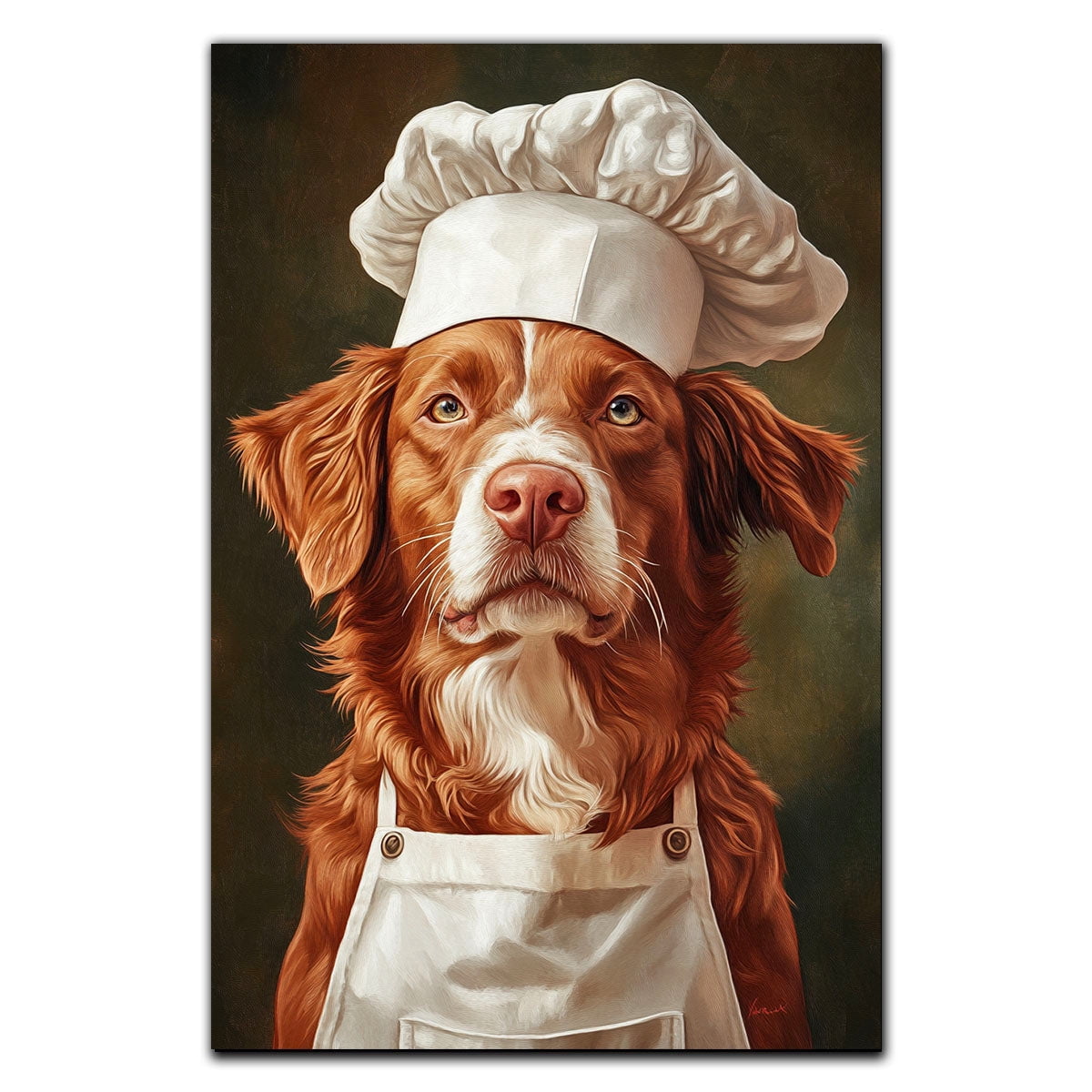 Kitchen Wall Art, Nova Scotia Duck Tolling Retriever Dog Wall Art ...