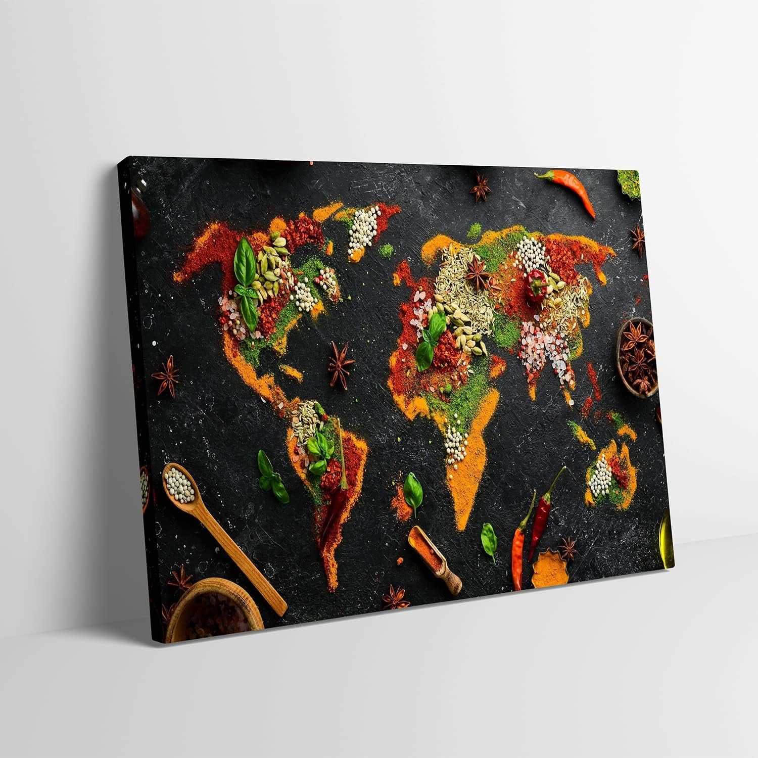 Kitchen Wall Art Wall Pictures Wall Decor Framed Canvas Chef Art Prints ...