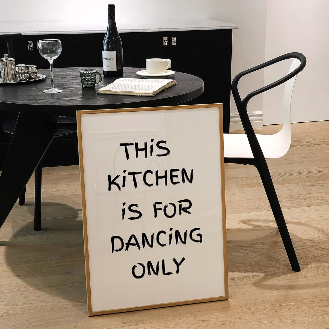 Kitchen Wall Decor, Aesthetic Kitchen Wall Art, Minimalist This Kitchen ...