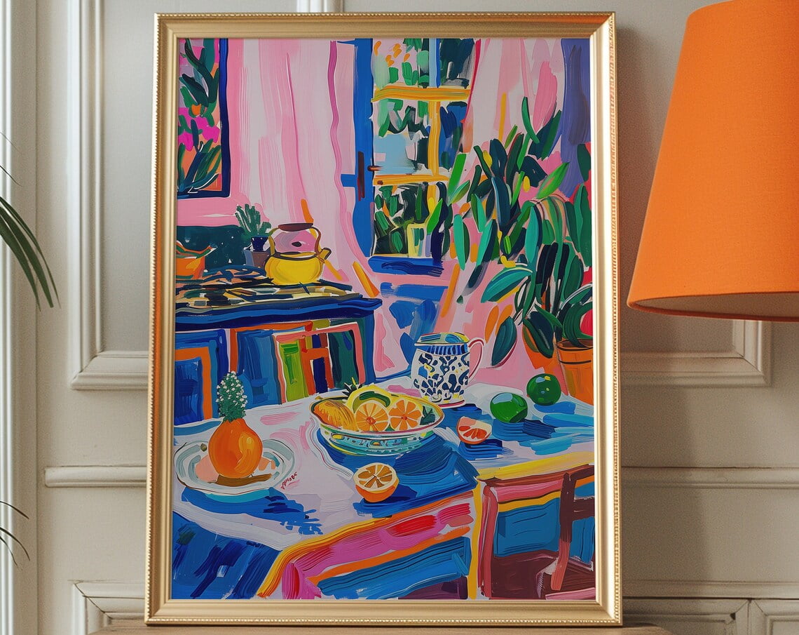 Kitchen Wall Decor, Matisse Wall Art, Retro Poster, Eclectic Art ...