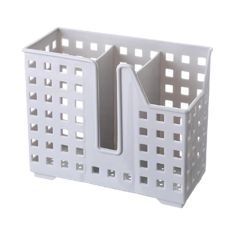 Kitchen Wall Mount Hanging Draining Rack Plastic Utensil Holder ...