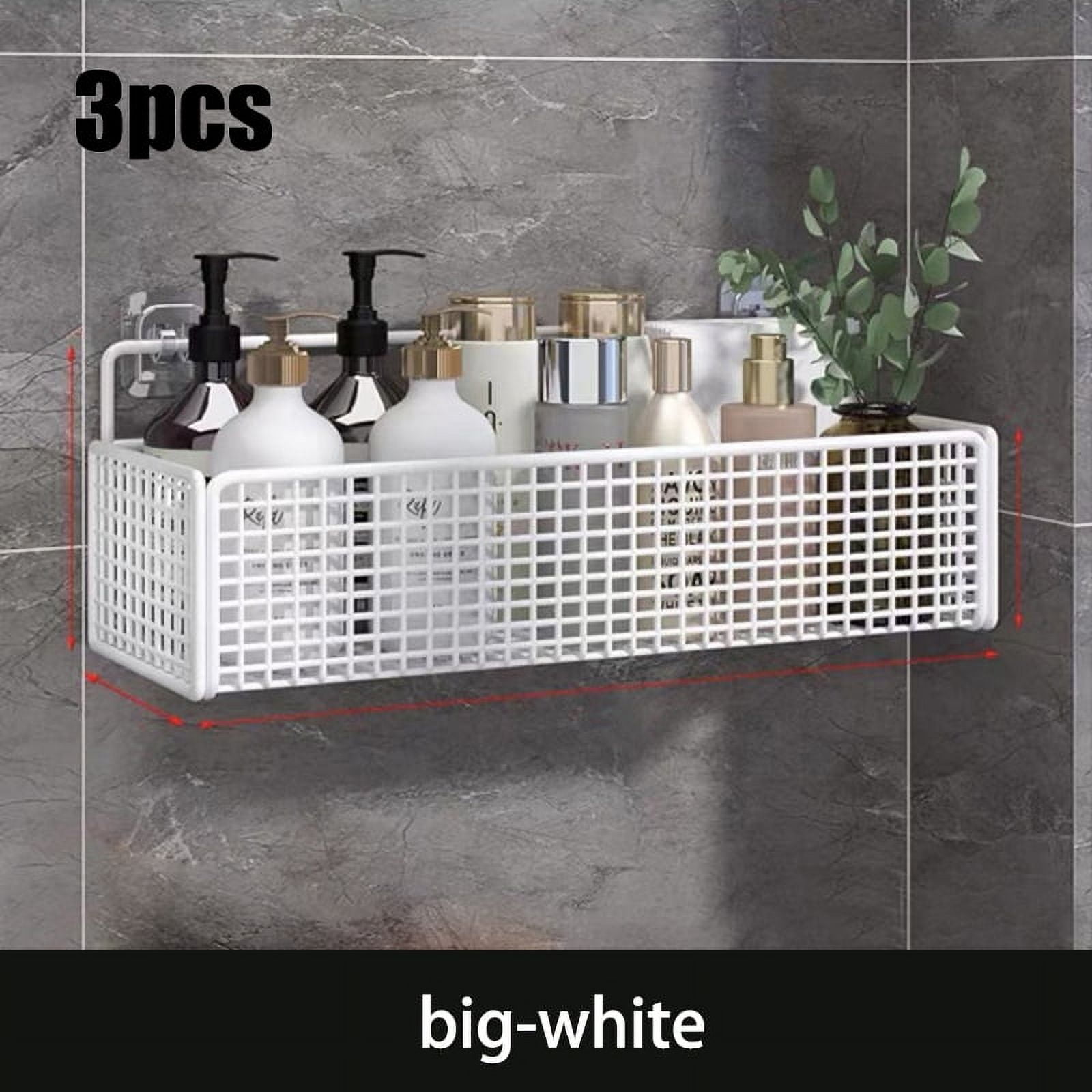 Kitchen Wall Mount Storage Rack Non Perforated Wall Mounted Storage ...