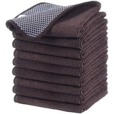 Kitchen Washcloths for Dishes Absorbent Microfiber Dish Cloths Quick ...
