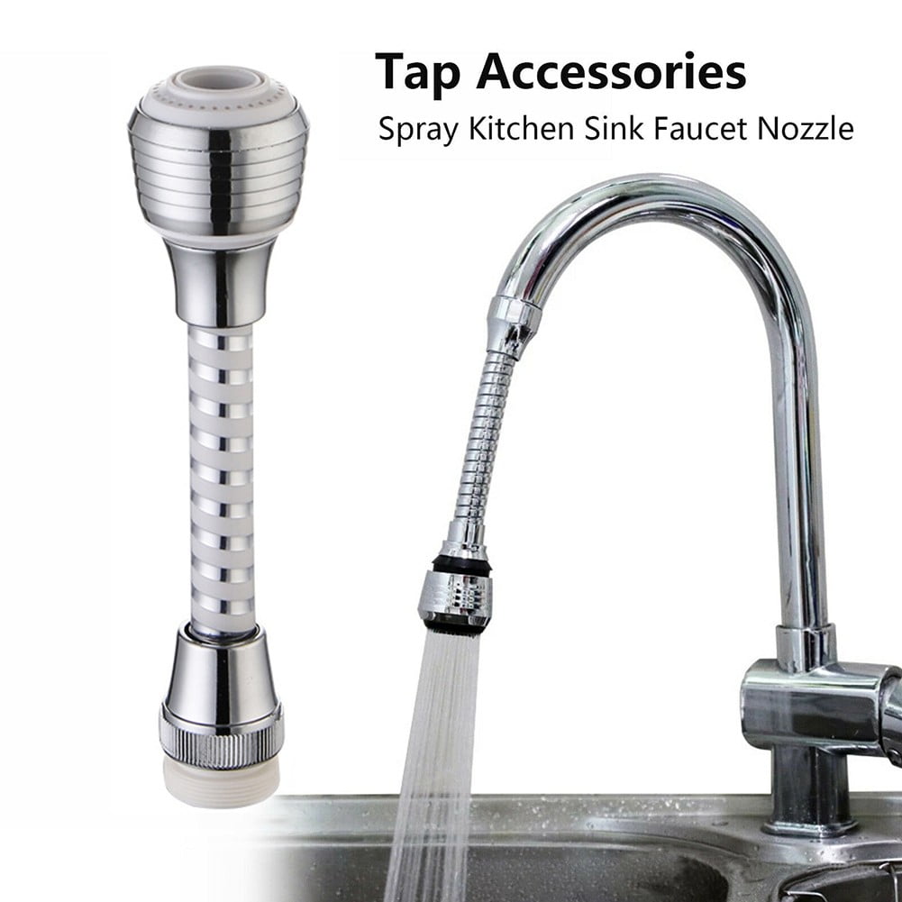 Kitchen Water Faucet Aerator Flexible 360 Degree Rotate Faucet Diffuser ...