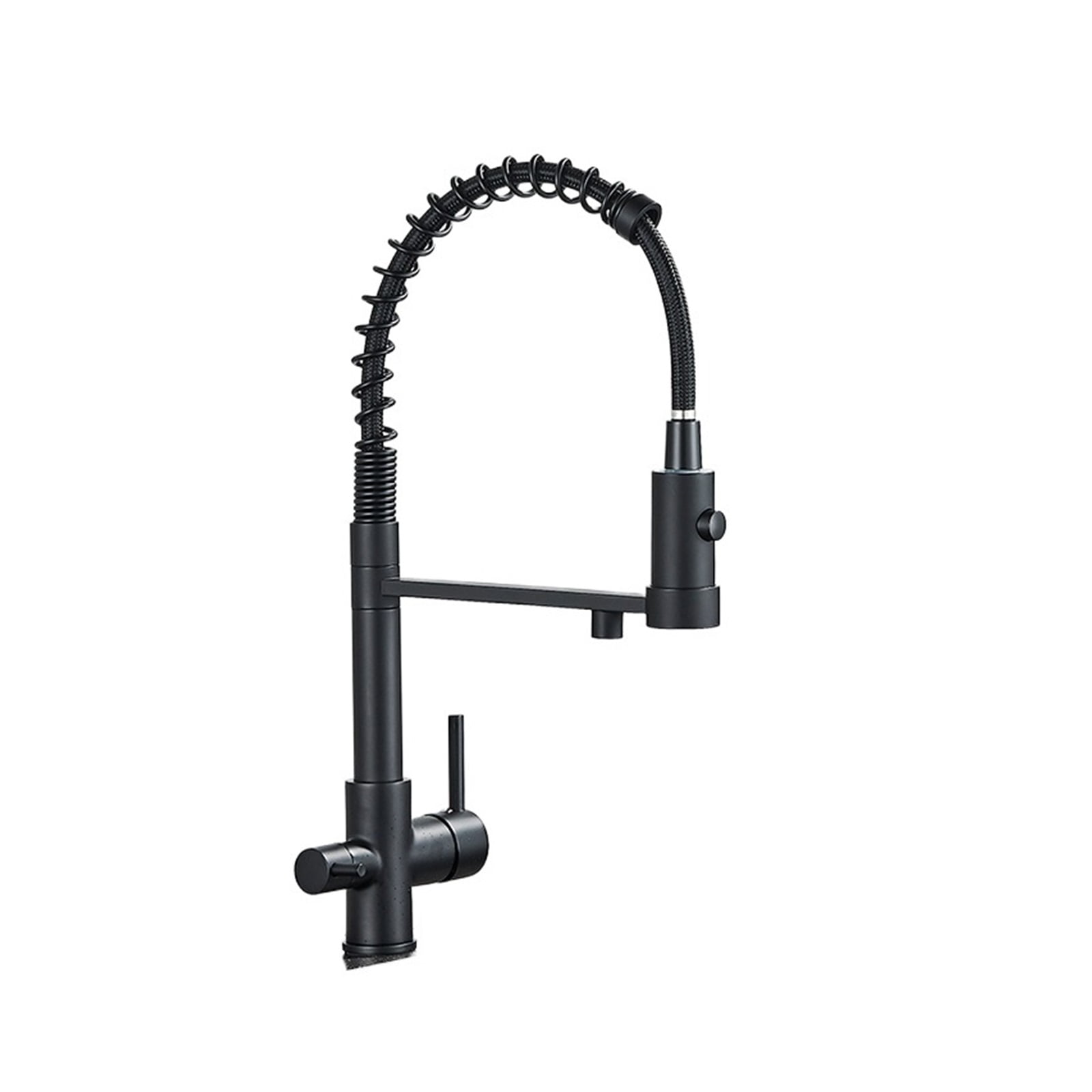 Kitchen Water Filter Faucet Dual Spout Pure Drinking Water Mixer Tap ...