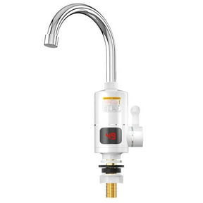DERCLIVE Electric Tankless Water Heater Shower Head Set, 3000W Instant ...