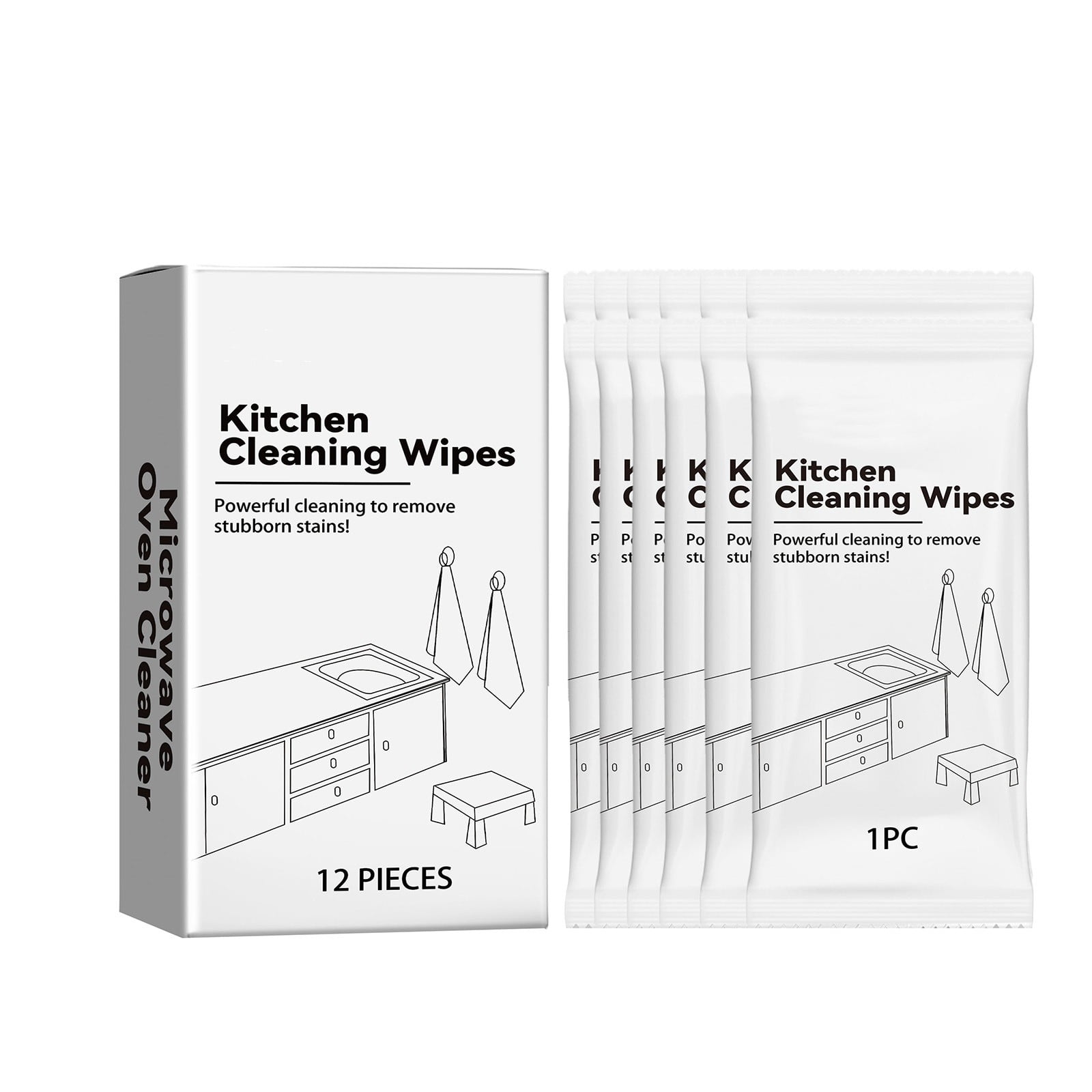 Kitchen Wipes Countertop Oven Grease Cleaning Wipes Kitchen Wipes ...