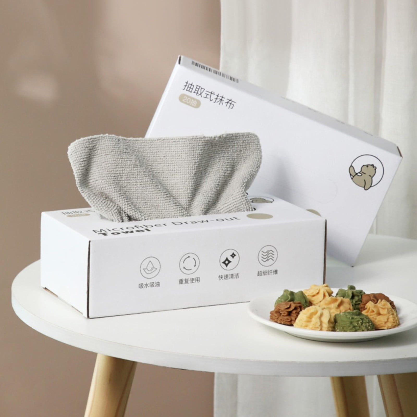 Kitchen Wipessurface Disinfecting Wipes Reusable Microfiber Cleaning ...