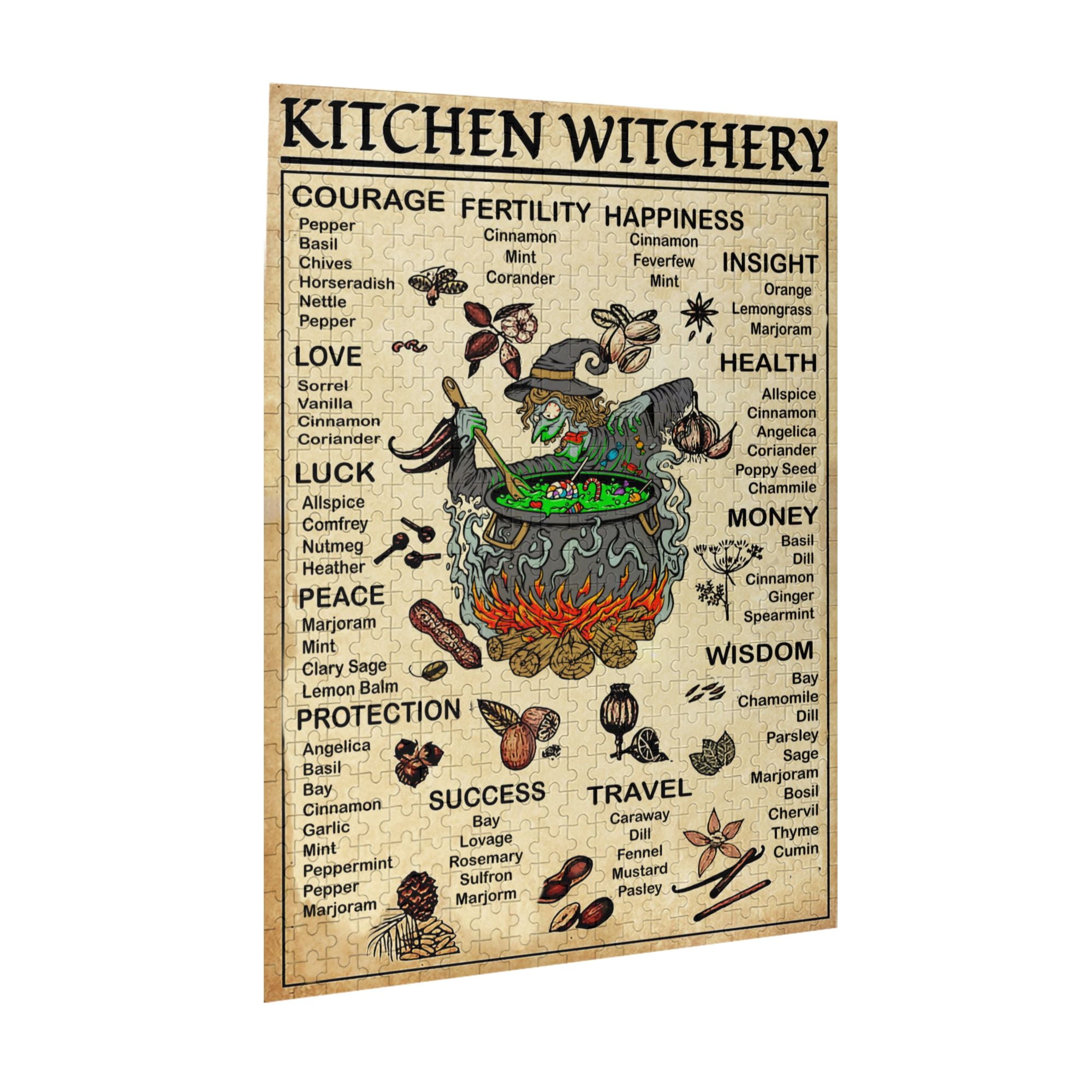 Kitchen Witchery Poster, Witchery Vertical Poster, Witches Poster ...