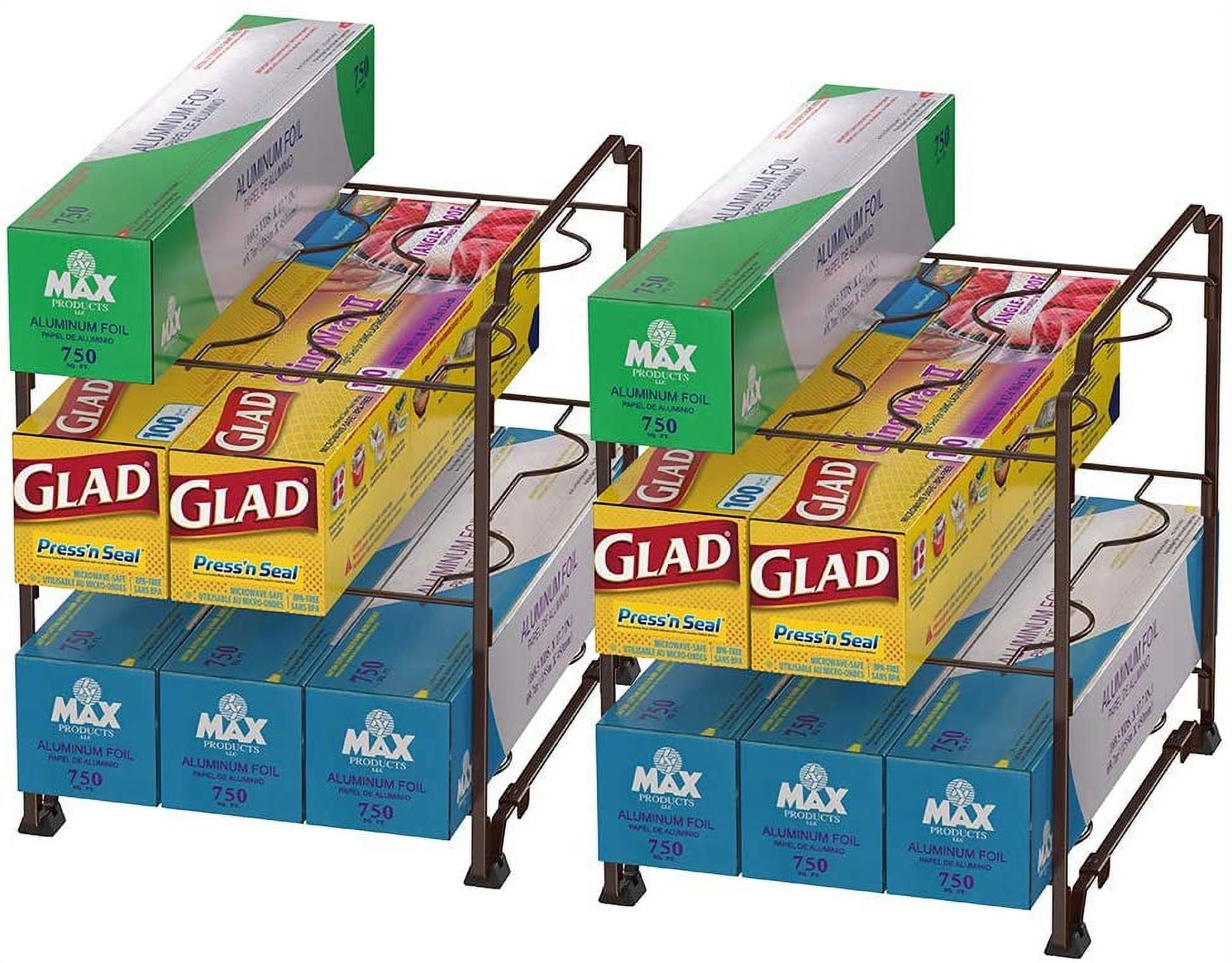 Kitchen Wrap Organizer Rack 2 Pack - Walmart.com
