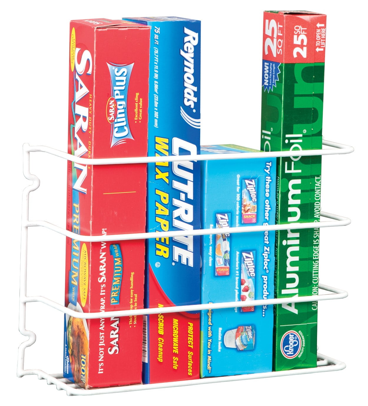 Kitchen Wrap Rack Organizer for Storage of Aluminum Foil and More ...