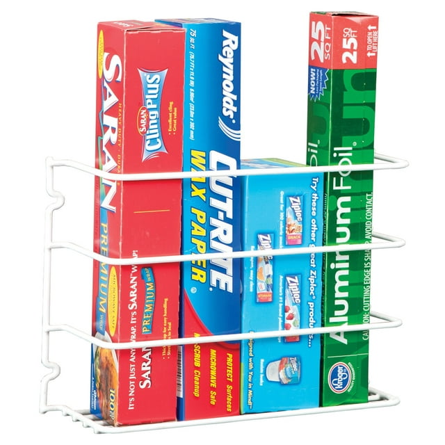 Kitchen Wrap Rack Organizer for Storage of Aluminum Foil and More ...
