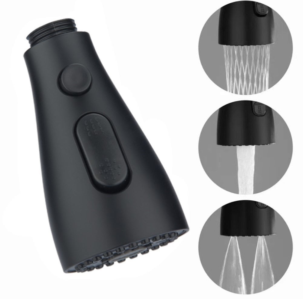 Kitchen basin pull-out faucet nozzle pull-out kitchen showerhead three ...