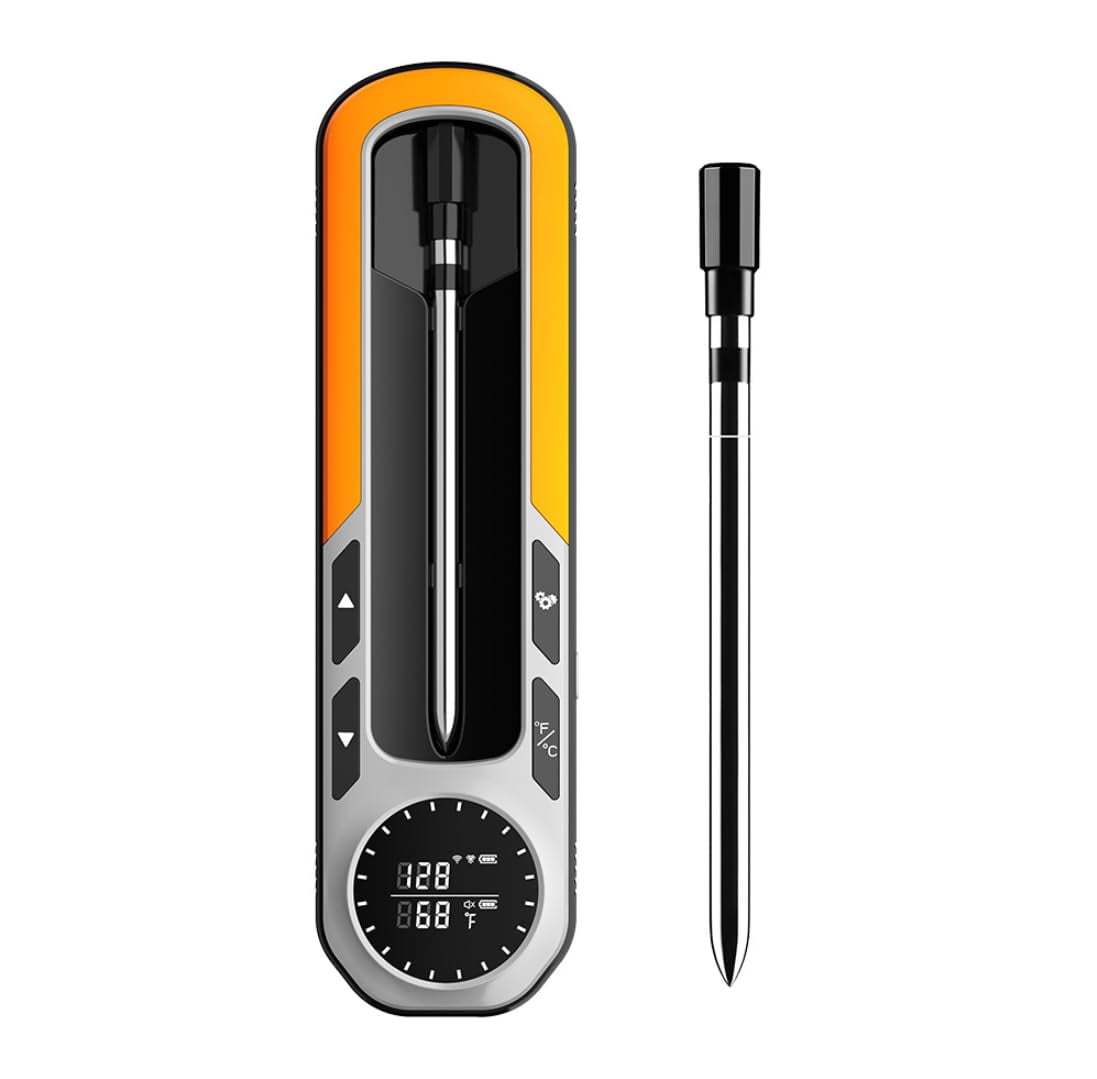 Kitchen cooking thermometer Wireless Meat Thermometer Digital - App ...