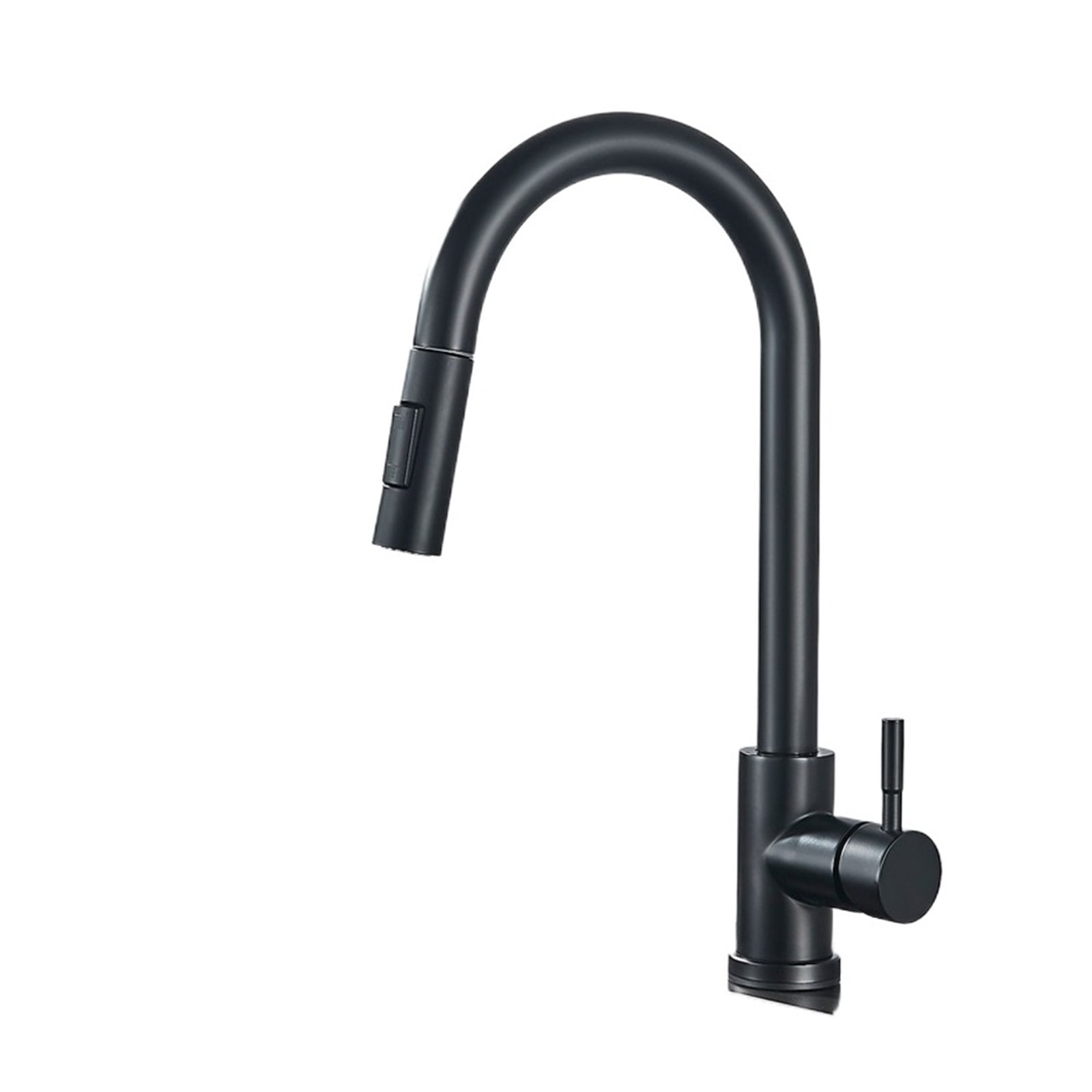 Kitchen faucet dual function single handle pull out mixer hot and cold ...