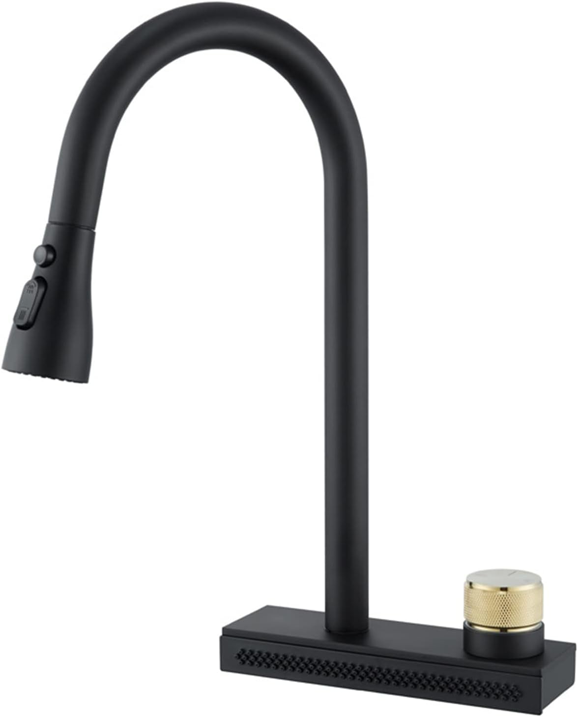 Kitchen faucets with Pull Down Sprayer Stainless Steel Waterfall Mode ...