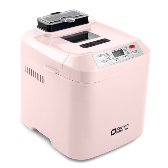 Kitchen in the Box 2lb Bread Maker with Auto Fruit Nut Dispenser, 12-in ...