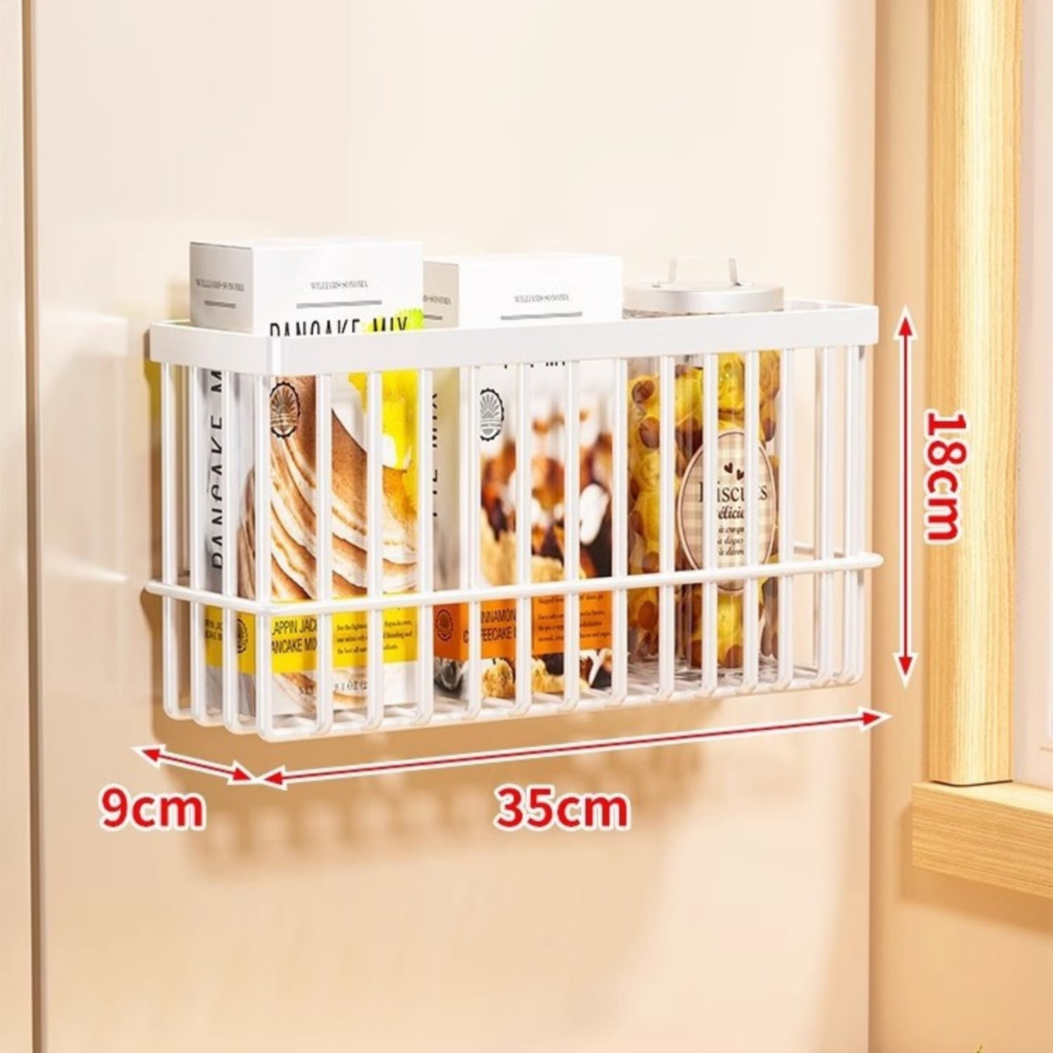 Kitchen rack, refrigerator side magnetic fresh-keeping bag storage box ...