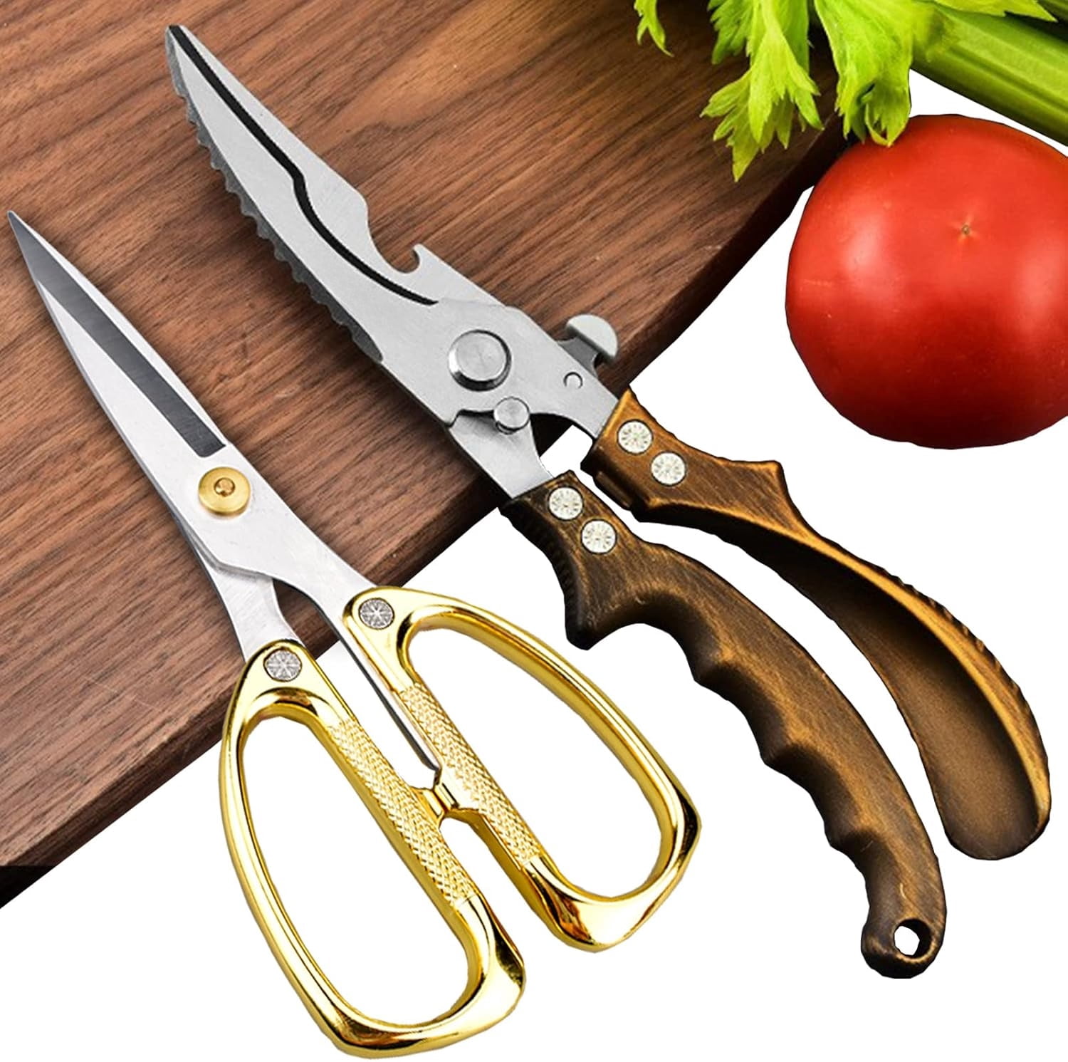 Kitchen scissors ,Poultry Shears Heavy Duty Professional Stainless ...