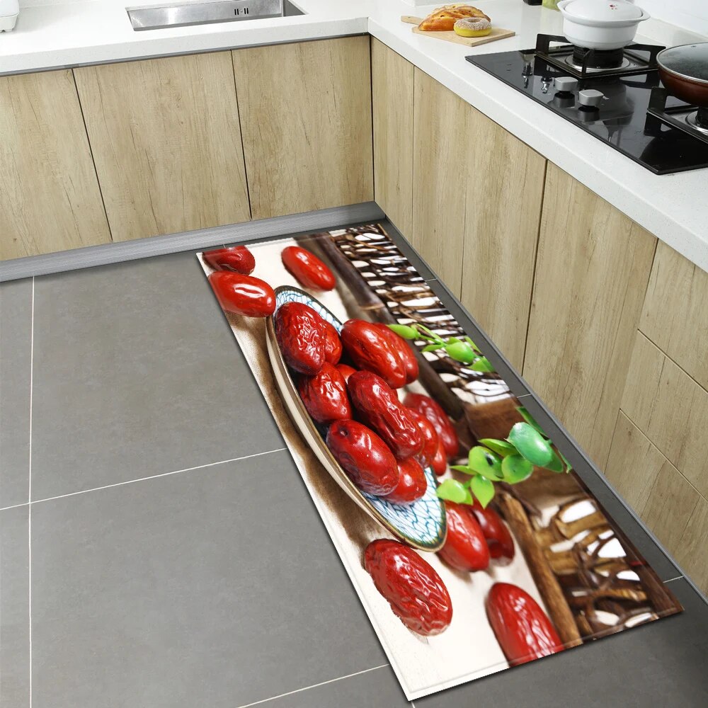 Kitchen seasoning Vegetable Food Food Printing Carpet Bedroom Study ...