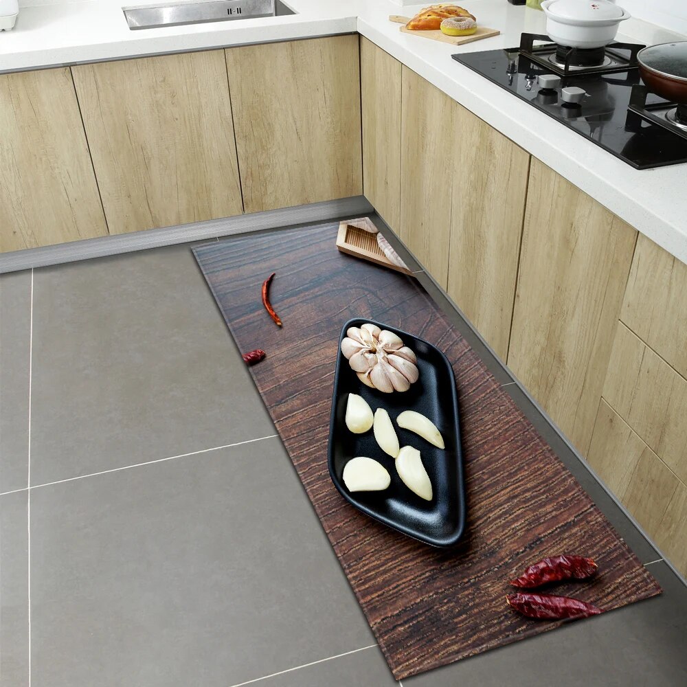 Kitchen seasoning Vegetable Food Food Printing Carpet Bedroom Study ...