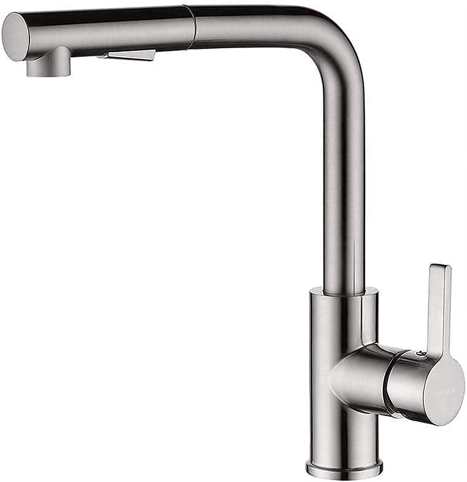 Kitchen taps with Pull Out Spray,Mixer tap Kitchen Sink,Brass hot and ...